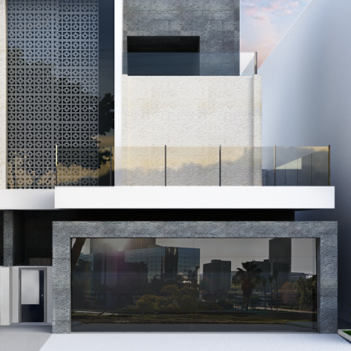 Moderno Black Frameless Laminated Glass